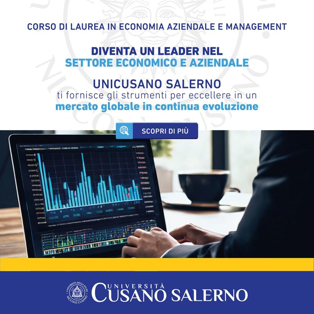 Corso di laurea online in Economia Aziendale e Management presso Unicusano Salerno — Gazzetta di ...