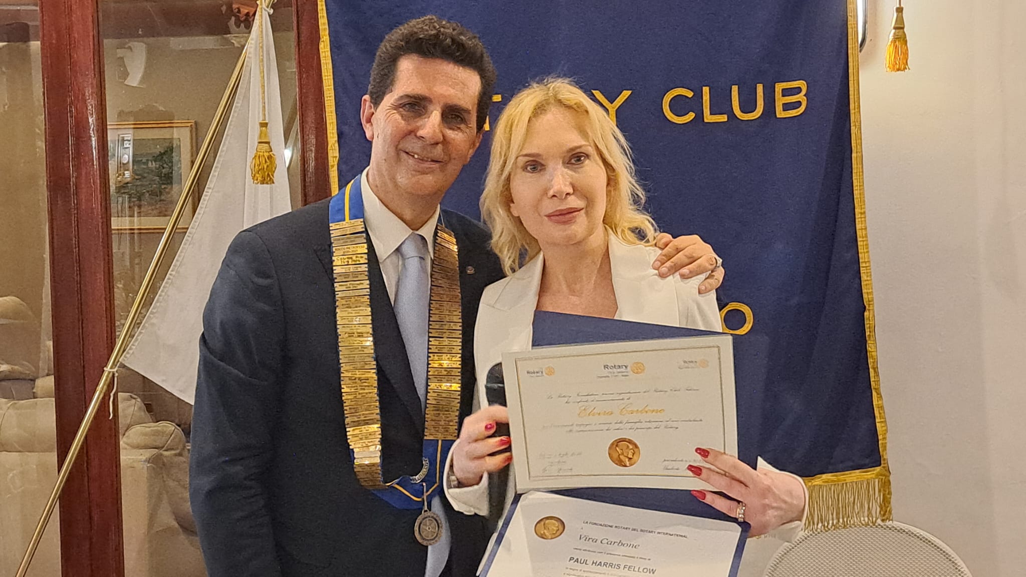 CIOFFI CON ELVIRA CARBONE — Gazzetta di Salerno, il quotidiano on line di Salerno